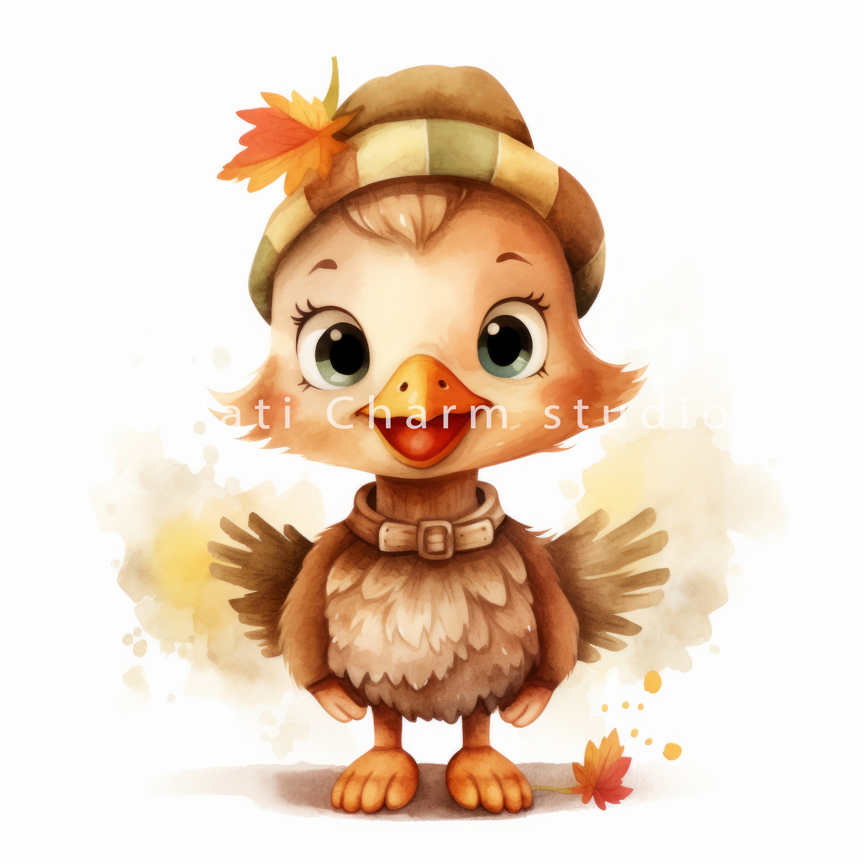 Happy Thanksgiving Turkey Clipart Bundle 9 High (Instant Download) - Etsy