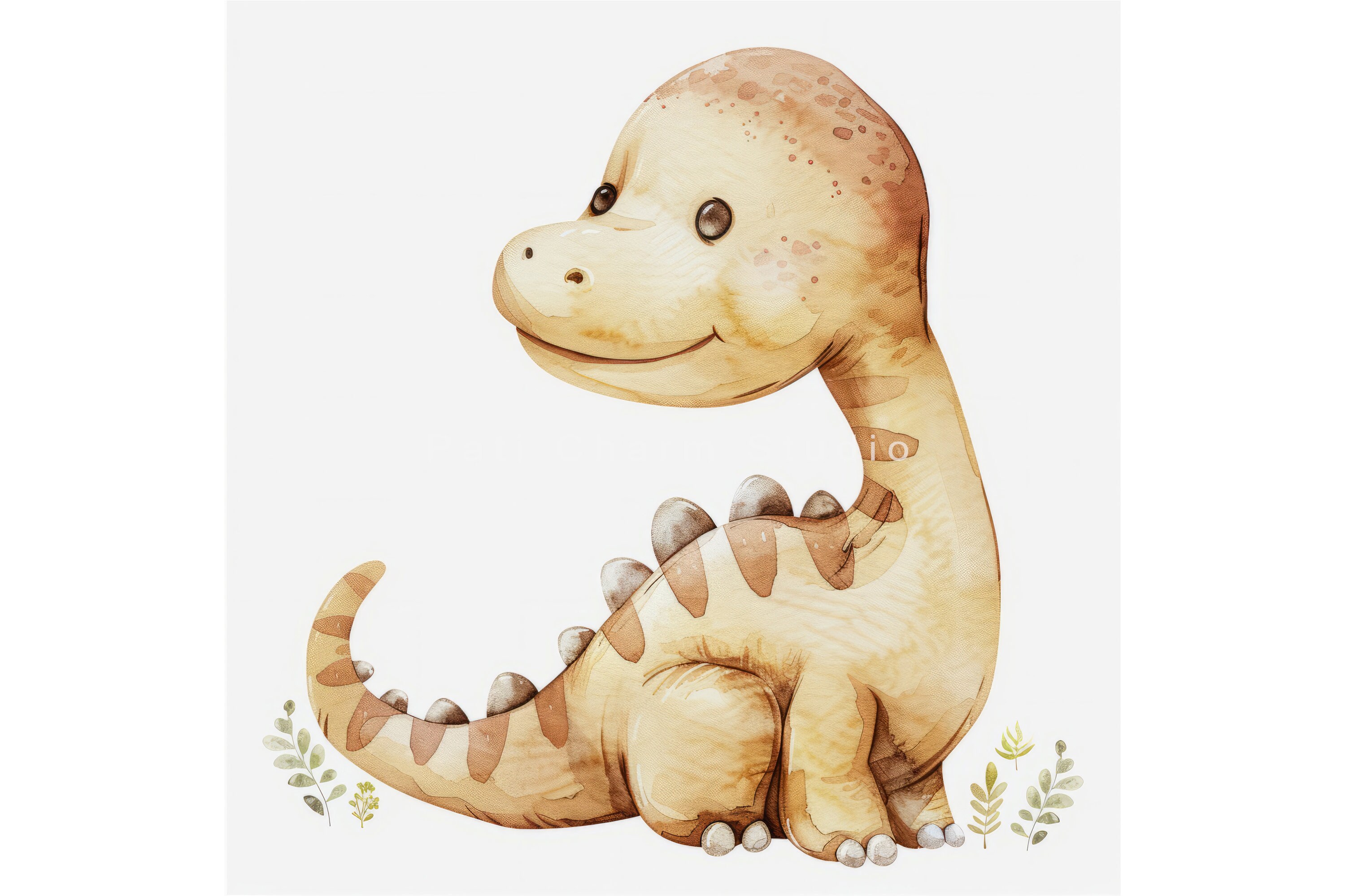 Baby Dinosaur Clipart, Dino Clipart for Baby, Nursery Clipart ...