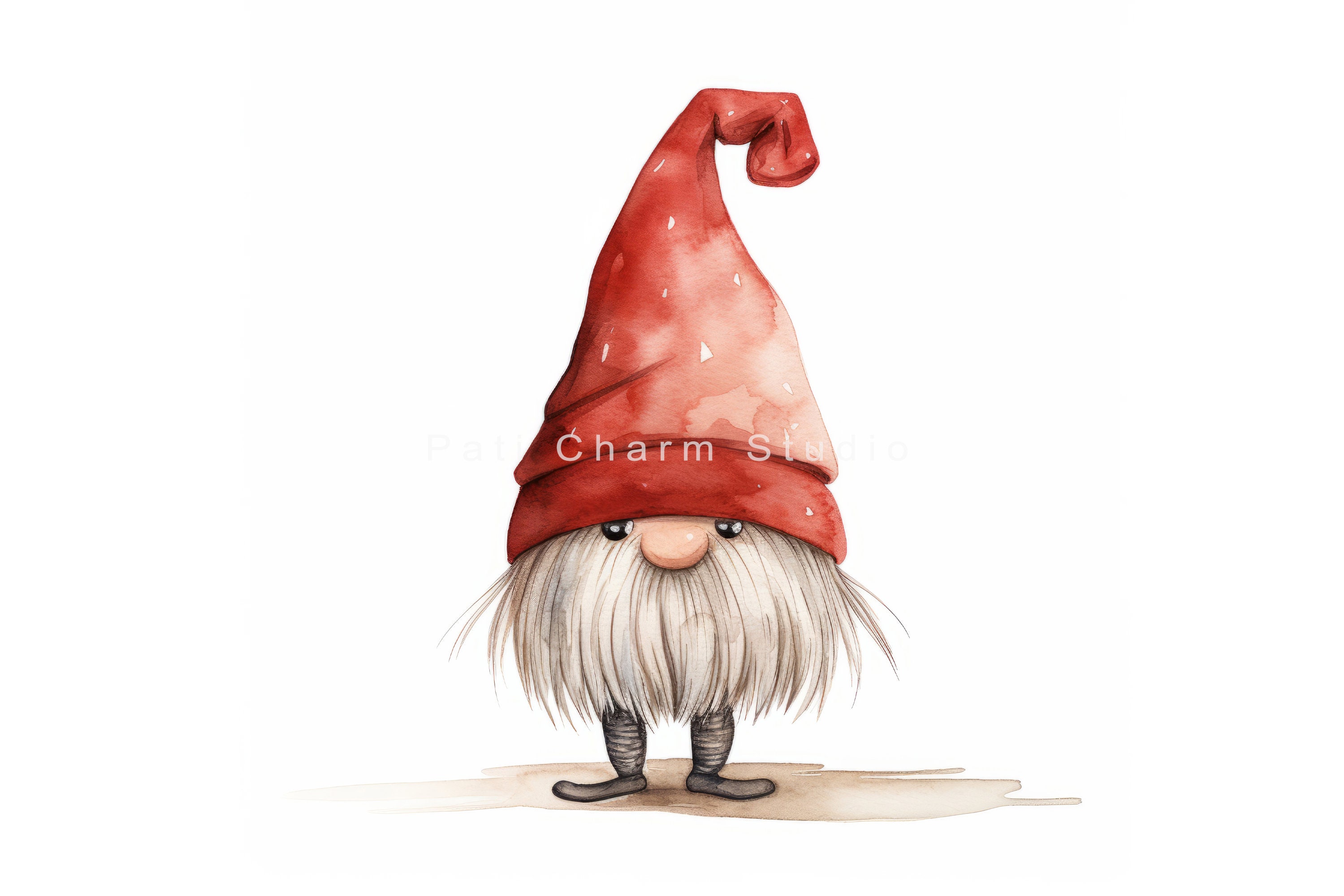 Scandinavian Gnome Clipart Bundle, Digital Download, Cute Gnome Clipart ...