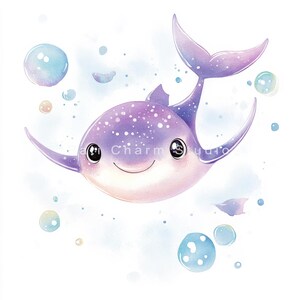 Undersea Clipart Bundle, Nursery Clipart, Scrapbooking, Ocean Animal ...