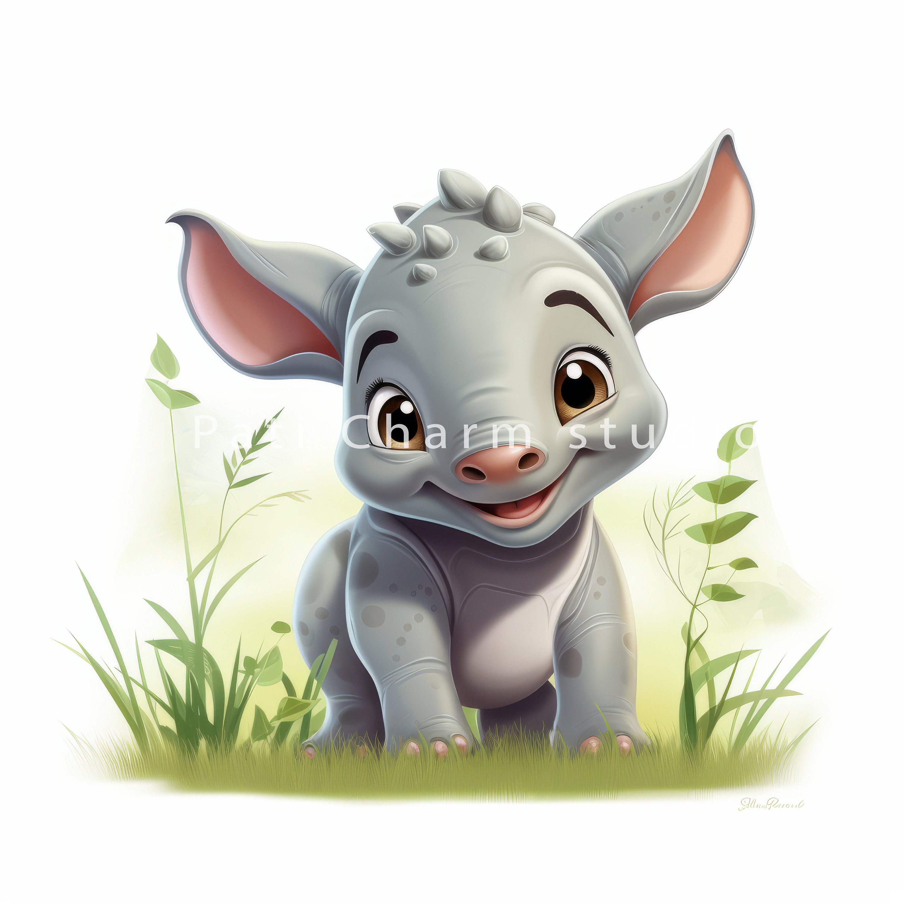 Baby Jungle Animal Clipart, High Quality, Safari Nursery Decor ...