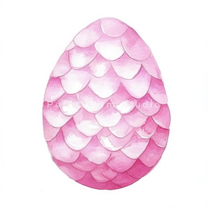 Dragon Egg Clipart Bundle, Watercolor Fantasy Clipart, Nursery Wall Art ...