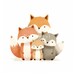Cute Fox Clipart Bundle, High Quality Jpgs, Digital Download ...