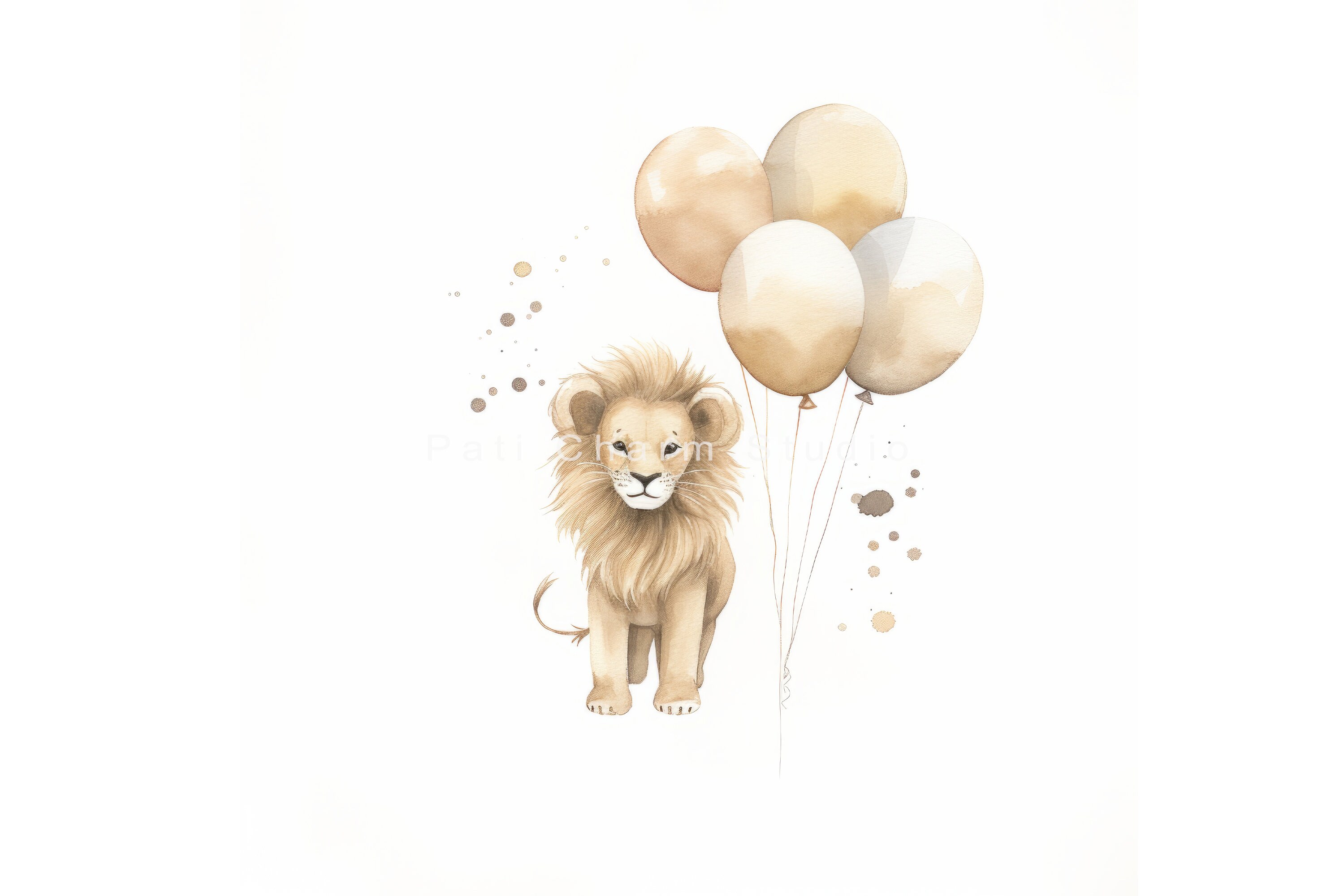 Cute Baby Animal Clipart Bundle, High Quality Jpgs, Nursery Clipart ...