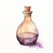 Potion Bottle Clipart Bundle, Jpgs, Watercolor Magic Potion Clipart ...