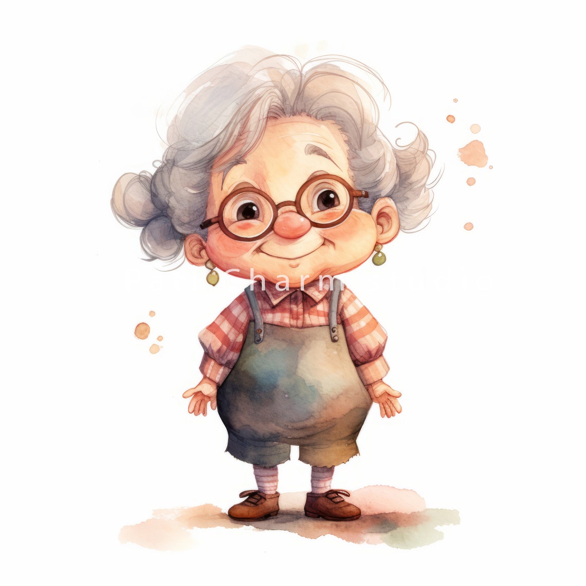 Grandparents Clipart Bundle, Family Clipart, Commercial Use ...