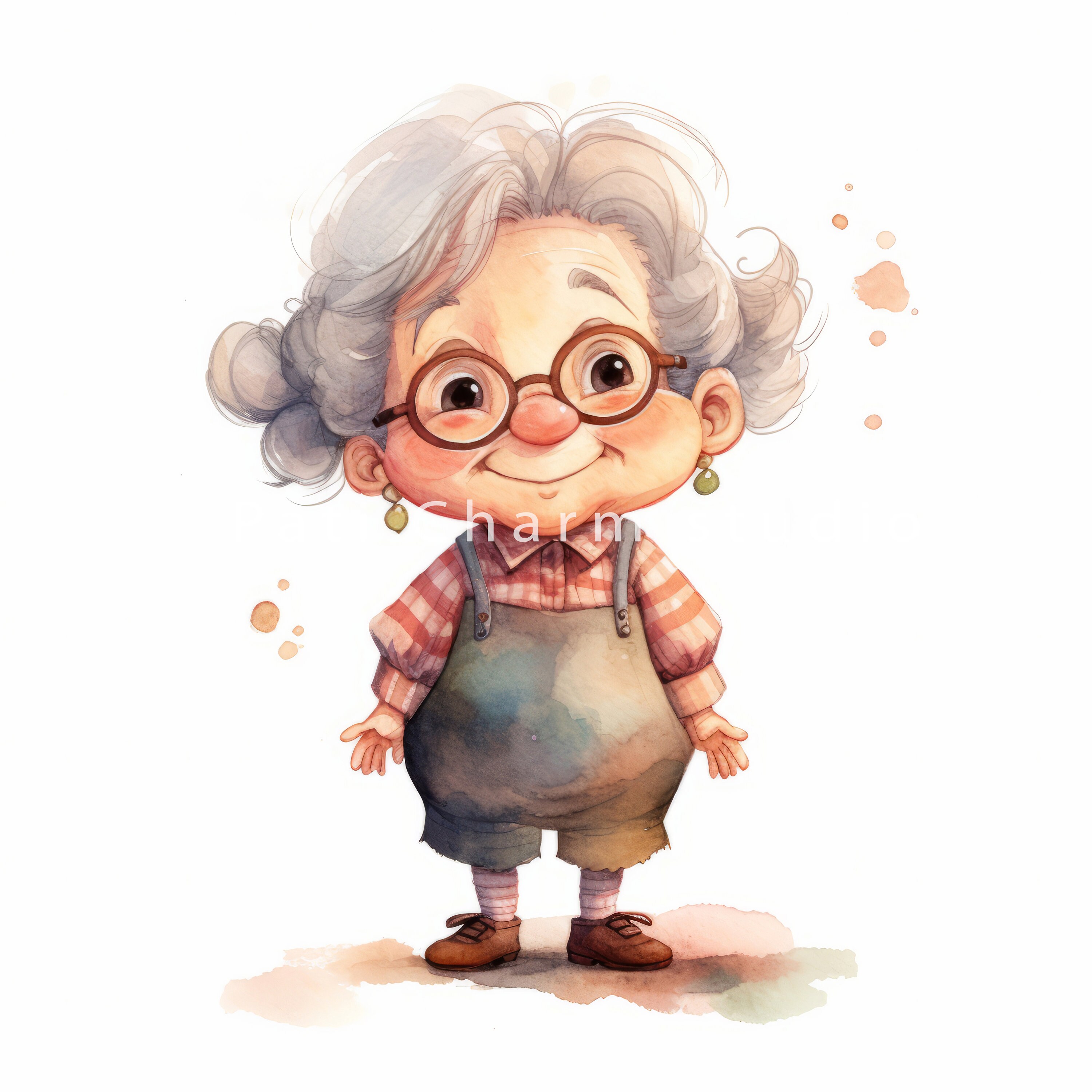 Grandparents Clipart Bundle, Family Clipart, Commercial Use ...