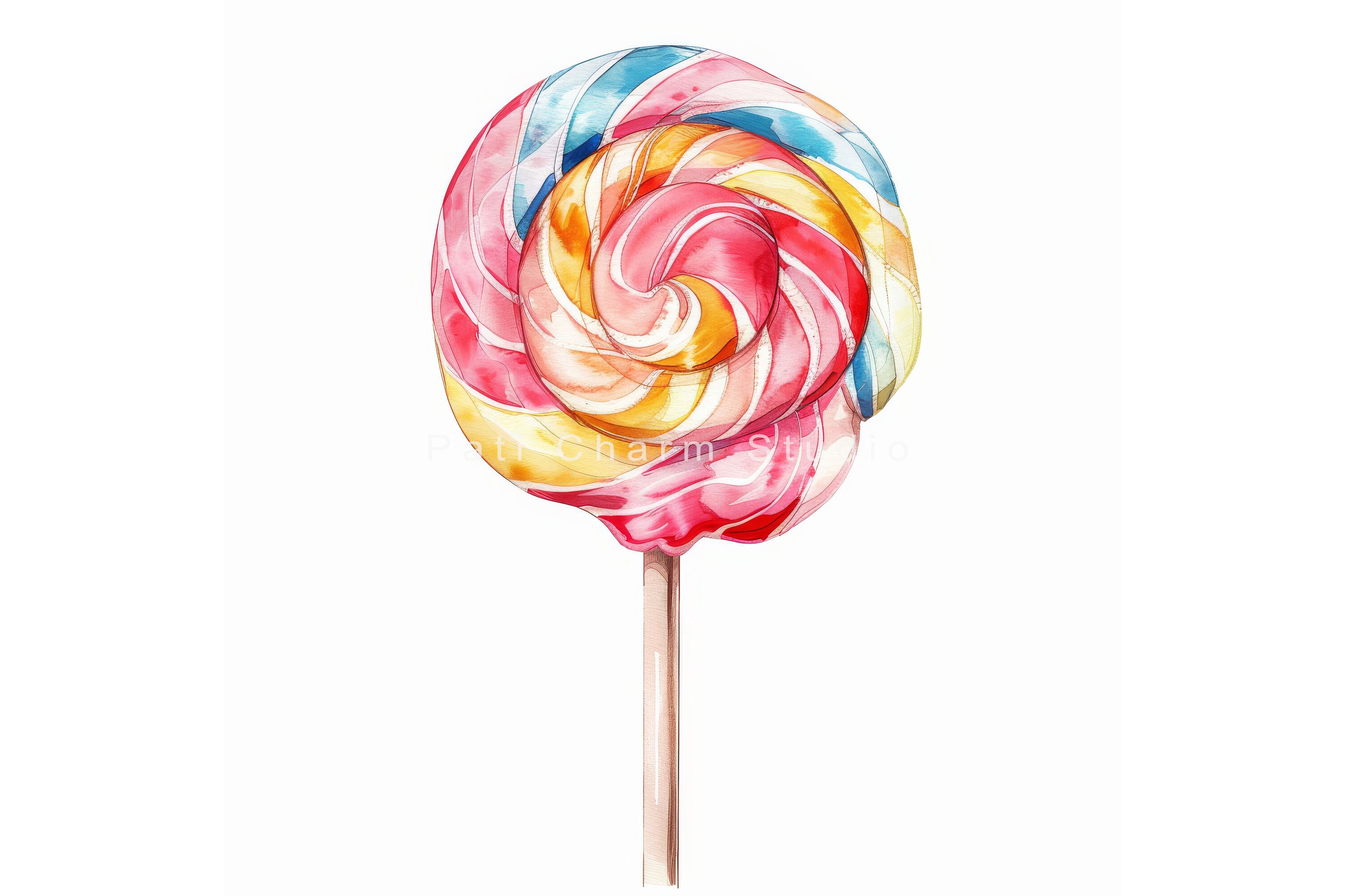 Sweet Lollipop Clipart Bundle Nursery Sweet Clipart, Dessert Clipart ...