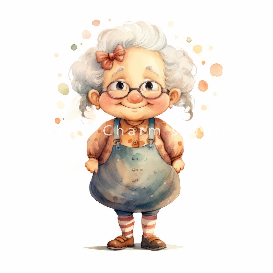 Grandparents Clipart Bundle, Family Clipart, Commercial Use ...