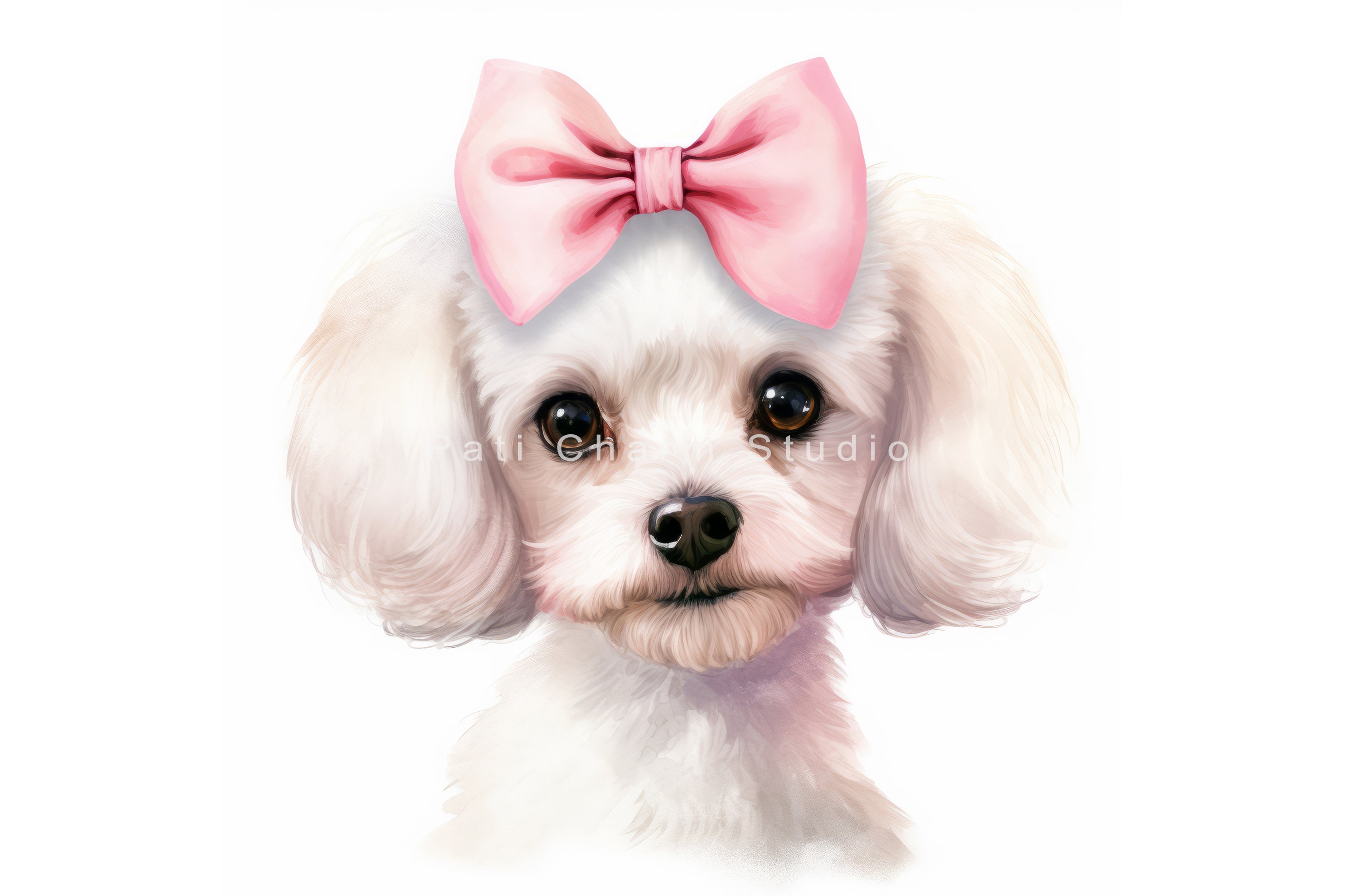 Cute Poodle Clipart, Jpgs, Digital Download, Cute Pets Clipart ...