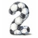 Football Number Clipart Bundle, Soccer Number, Instant Download ...