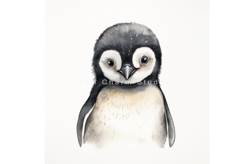 Winter Animals Clipart Bundle, Watercolor Animals Art, Digital Planner ...