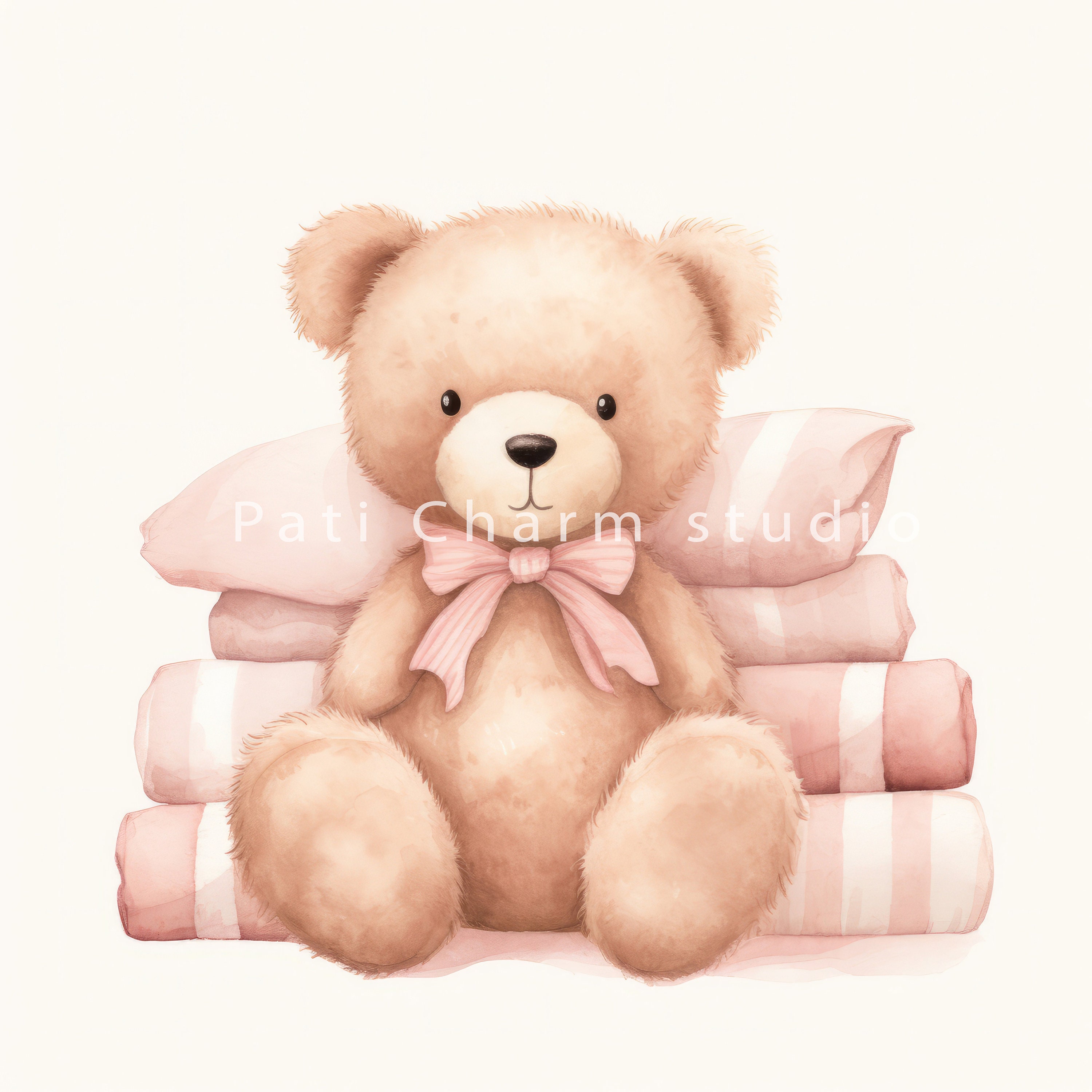 Watercolor Clipart for Baby Shower Newborn Baby Girl High - Etsy