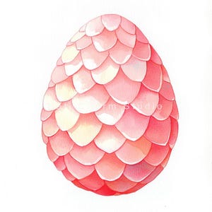 Dragon Egg Clipart Bundle, Watercolor Fantasy Clipart, Nursery Wall Art ...