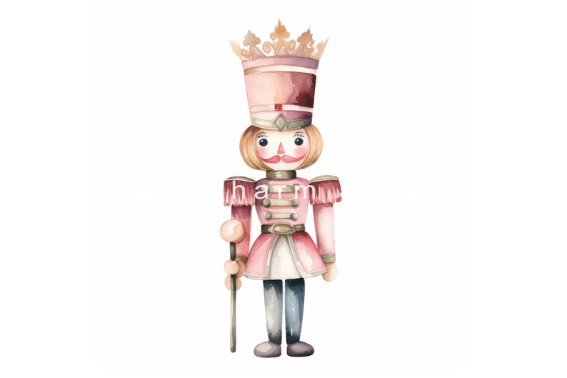 Pink Nutcracker Clipart PNG, Christmas Clipart, Ballerina Clipart PNG ...