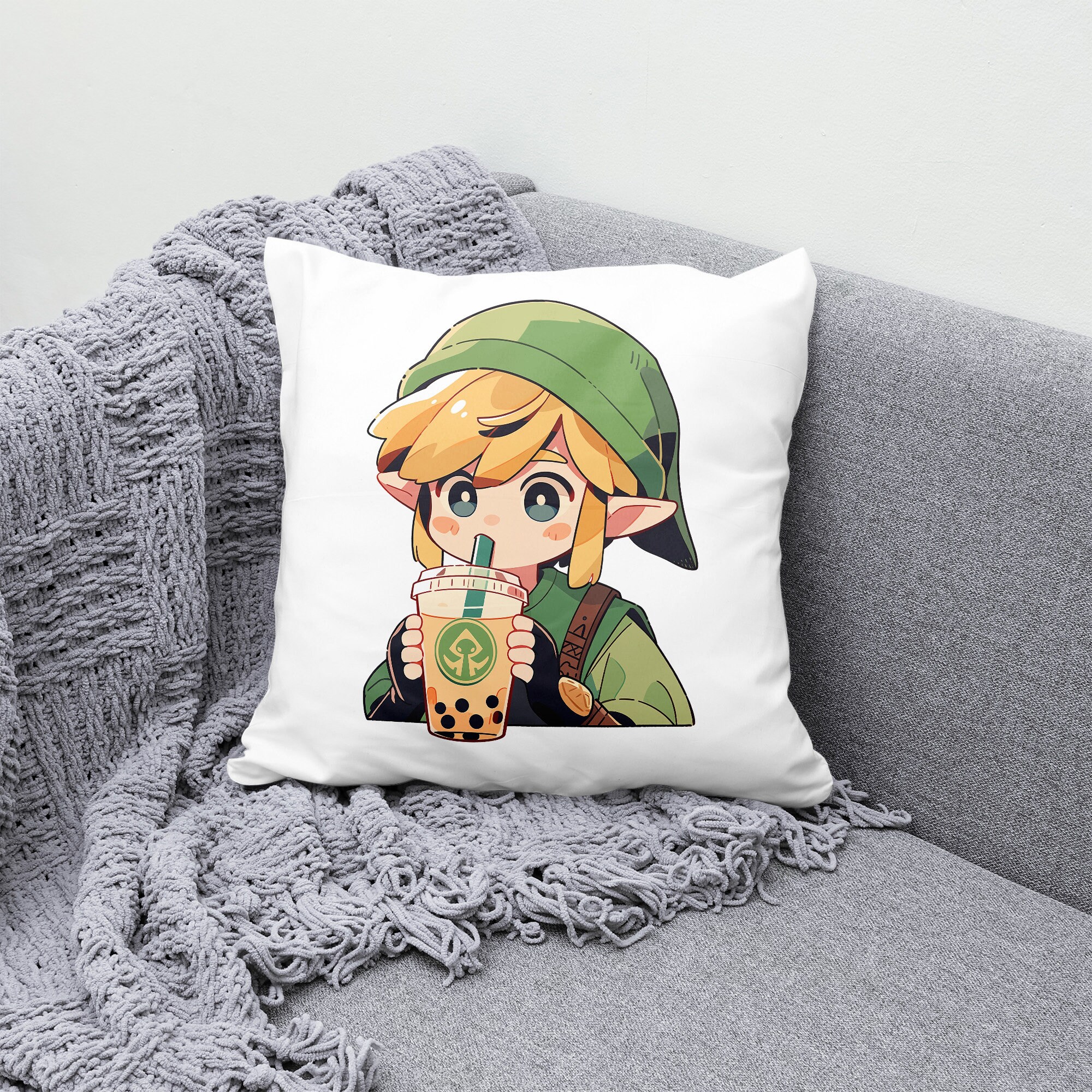 Link Drinking Boba Tea Giant PNG Clipart, Digital Sticker ...