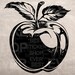 Apple Fruit Stencil, Design Print, Digital Download Clipart Graphic for ...