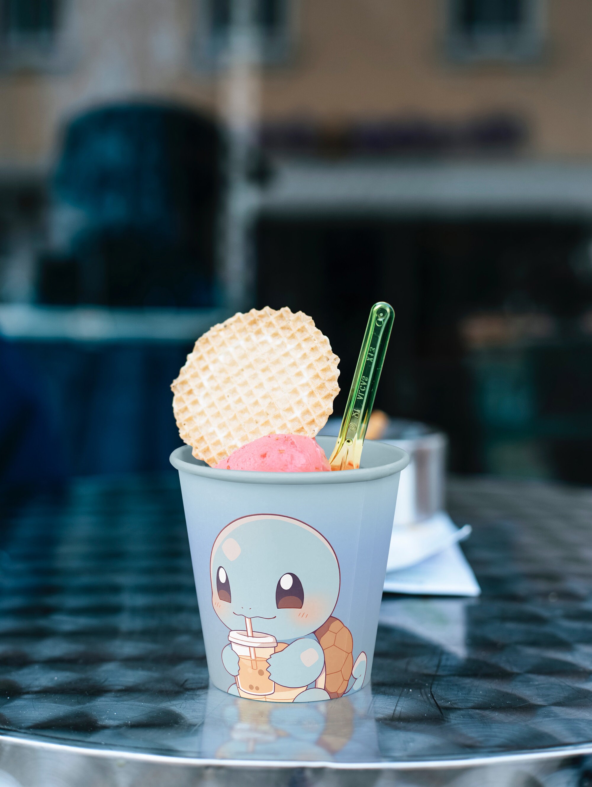 Squirtle Drinking Boba Tea Giant PNG Clipart, Digital Sticker ...