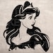 Princess Stencil, Design Print, Digital Download Clipart Graphic for ...