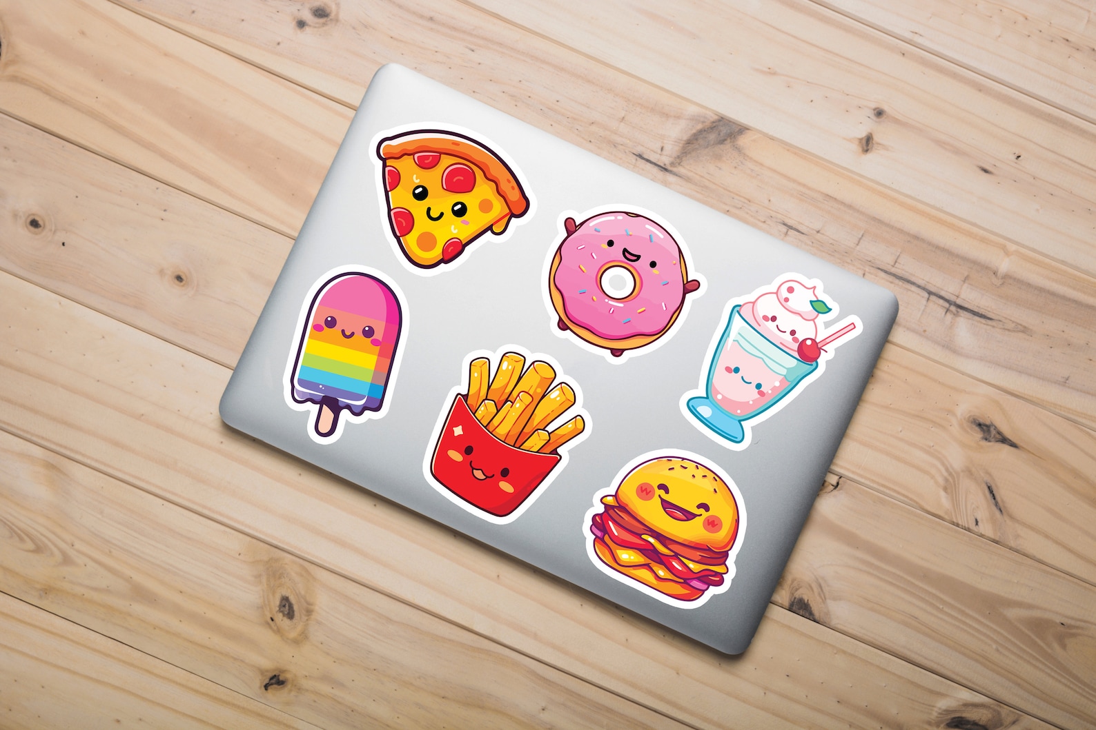 Cute Junk Food PNG SVG Bundle, PNG Stickers, Printable Stickers ...