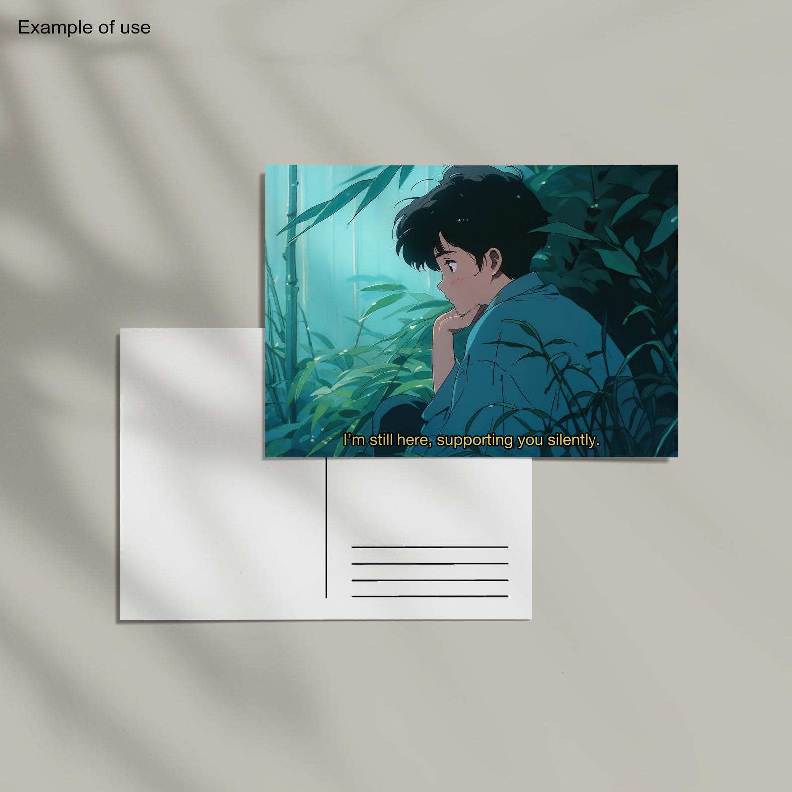 Anime Inspired Postcard ~ Anime Clipart, Digital Download, DIY ...