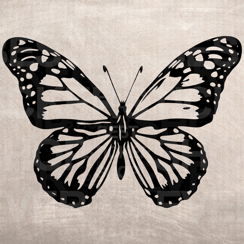 Butterfly Tattoo Stencil - Etsy