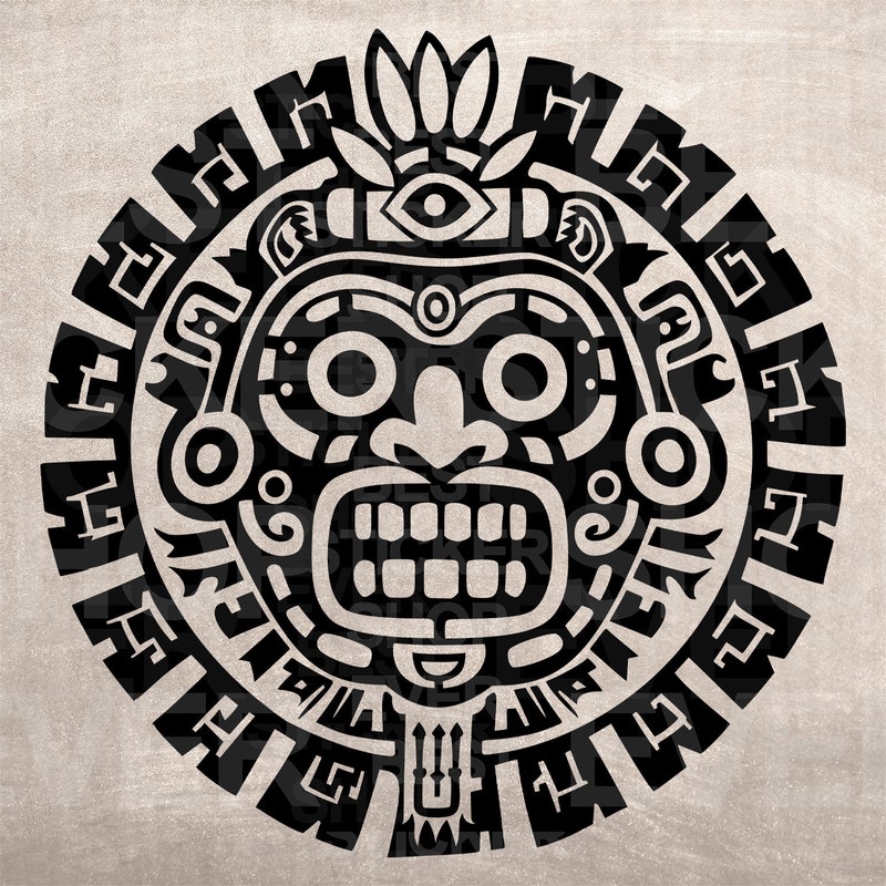 Mayan Stencil - Etsy
