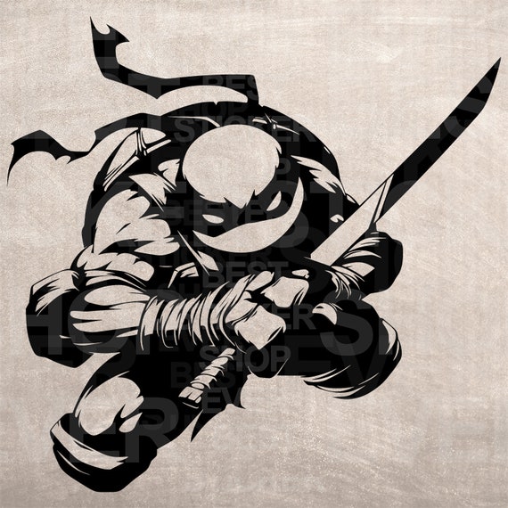 Ninja Turtle Stencil Pin On Car & Truck Window Decals