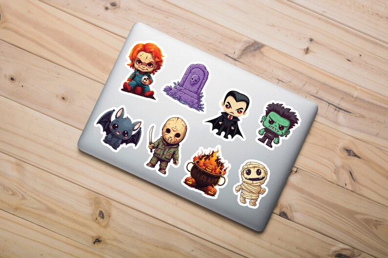 Cute Halloween Clipart, PNG SVG Sticker Set (digital Download) - Etsy