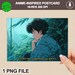 Anime Inspired Postcard, Ghibli Style Clipart (digital Download) - Etsy