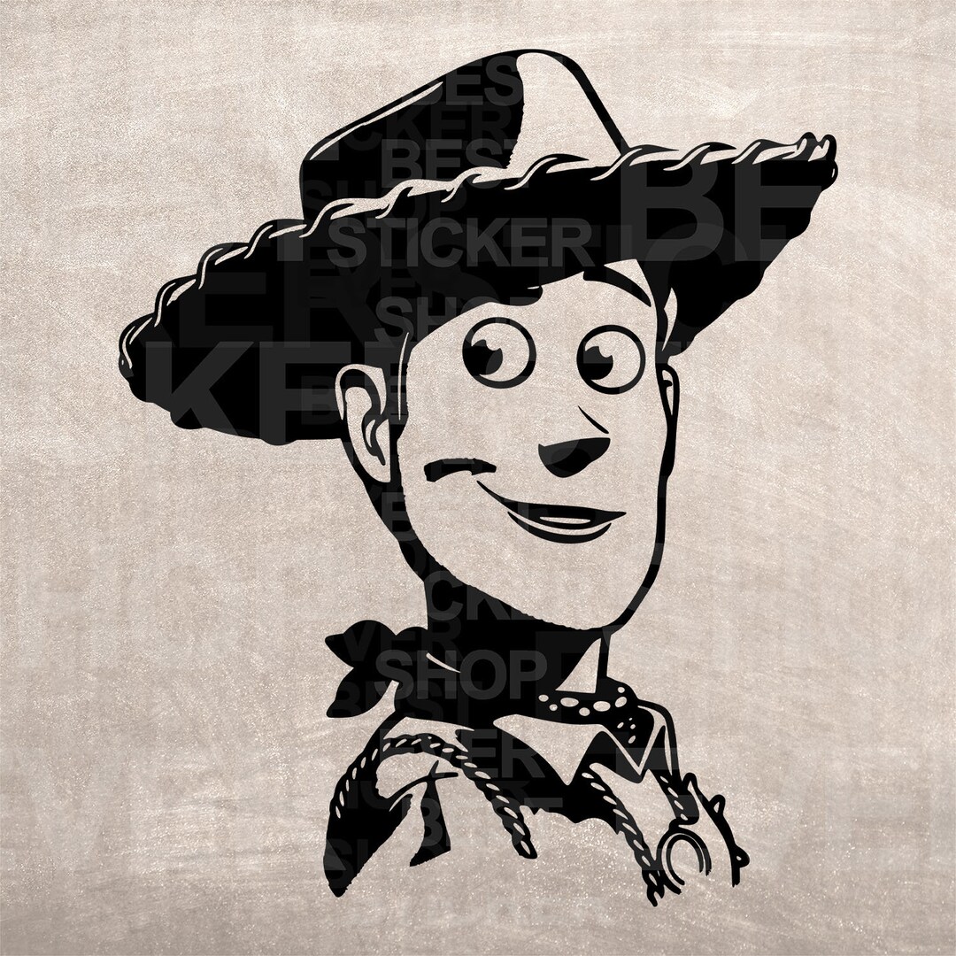 Andy Cowboy Stencil, Model Template Design Print, Digital Download ...