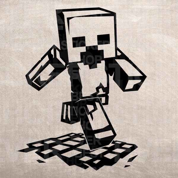 Creeper Stencil - Etsy