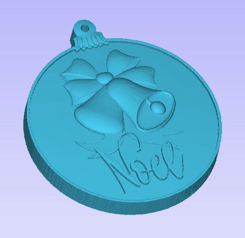 Noel Bells Christmas Ornament 3D CNC Router File (digital File) - Etsy