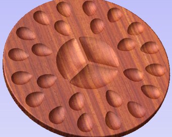 Deviled Egg Tray, Wood Tray, Designed for CNC Router, Stl, Svg, Dxf, Ai ...