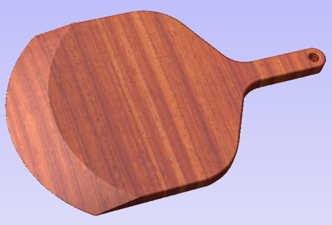 Pizza Peel STL, 24 X 15 Designed for CNC Router, Stl, Svg, Dxf, Ai, Eps ...