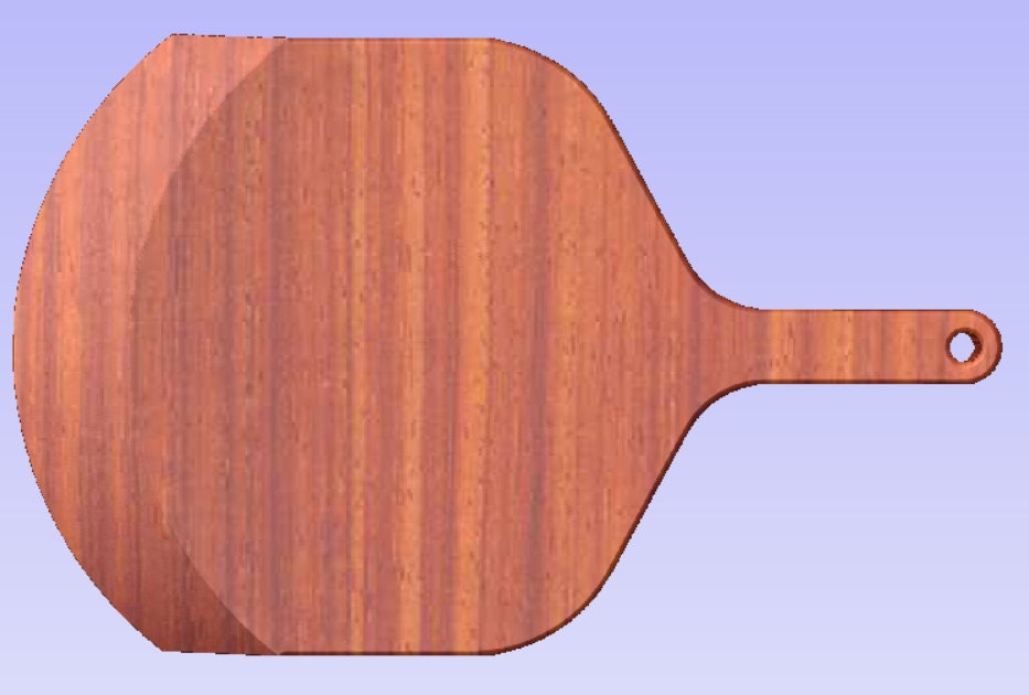 Pizza Peel STL, 24" X 15" Designed for CNC Router, Stl, Svg, Dxf, Ai ...