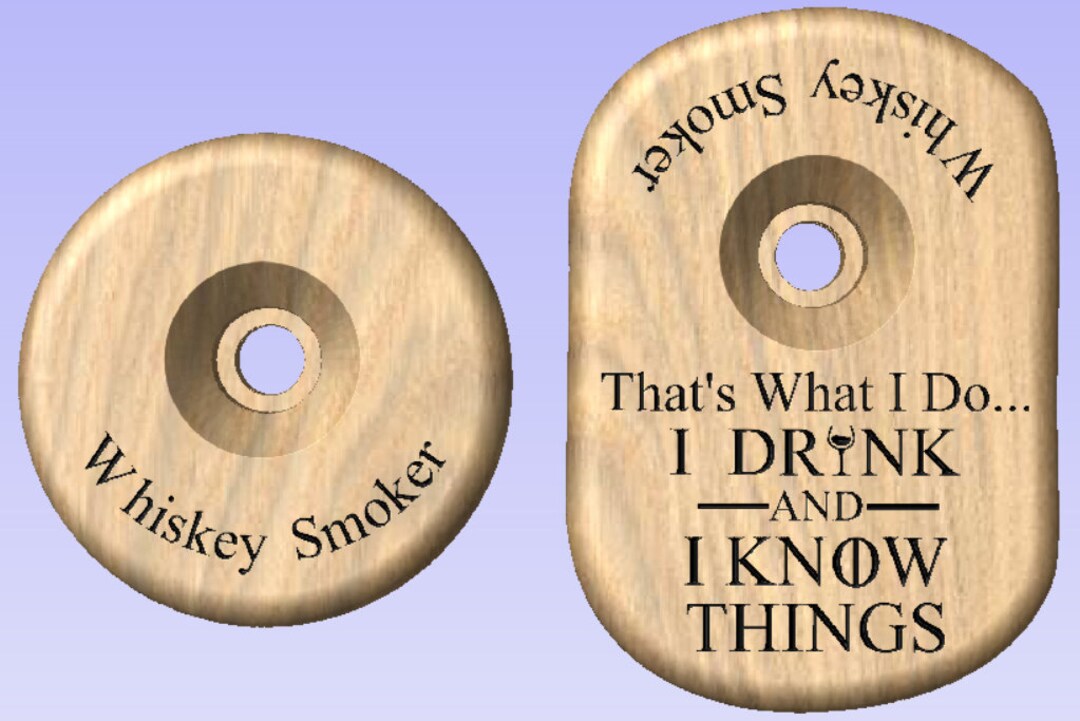 Whiskey Smokers, Designed for CNC Router, Svg, Dxf, Ai, Eps, Pdf ...