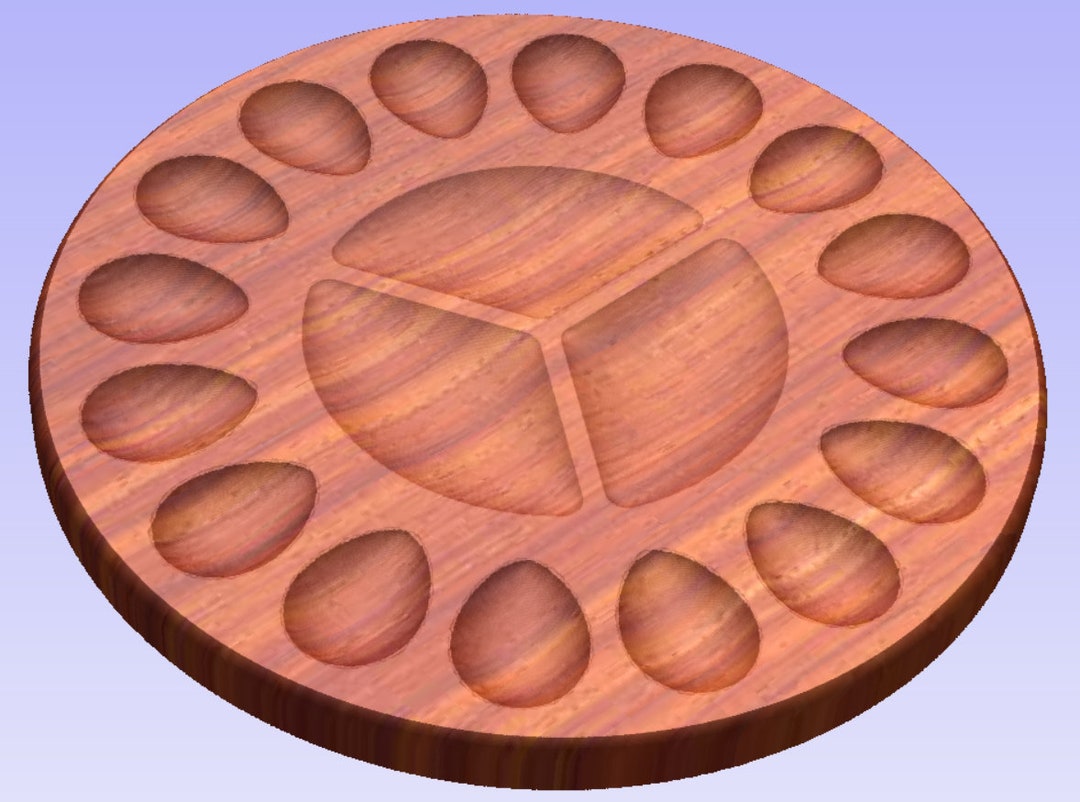 Deviled Egg Tray, Wood Tray, Designed for CNC Router, Stl, Svg, Dxf, Ai ...