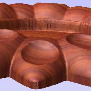 3D Sunflower Deviled Egg Tray, Wood Tray, Serving Tray, Designed for ...