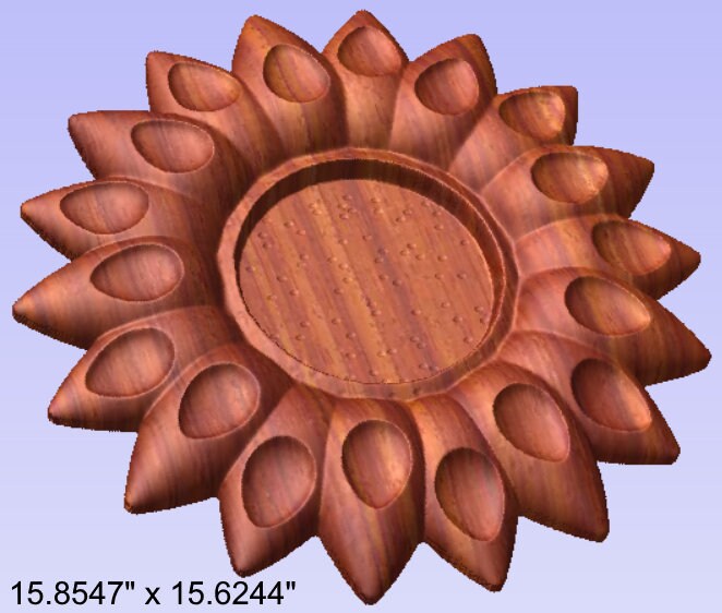 Save 30% - Bundle of 6 Deviled Egg Trays, Wood Tray, Designed for CNC ...