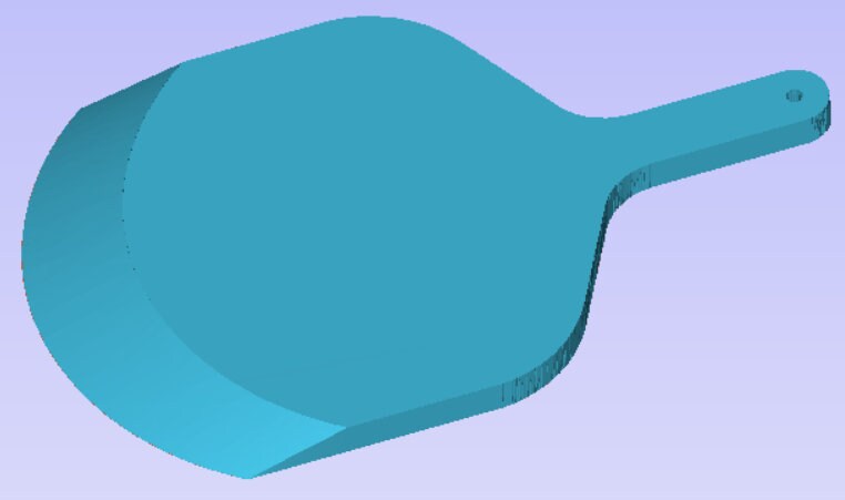 Pizza Peel STL, 24" X 15" Designed for CNC Router, Stl, Svg, Dxf, Ai ...