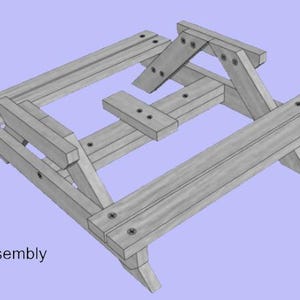 Picnic Table Condiment Station, Mini Picnic Table, Picnic Table ...
