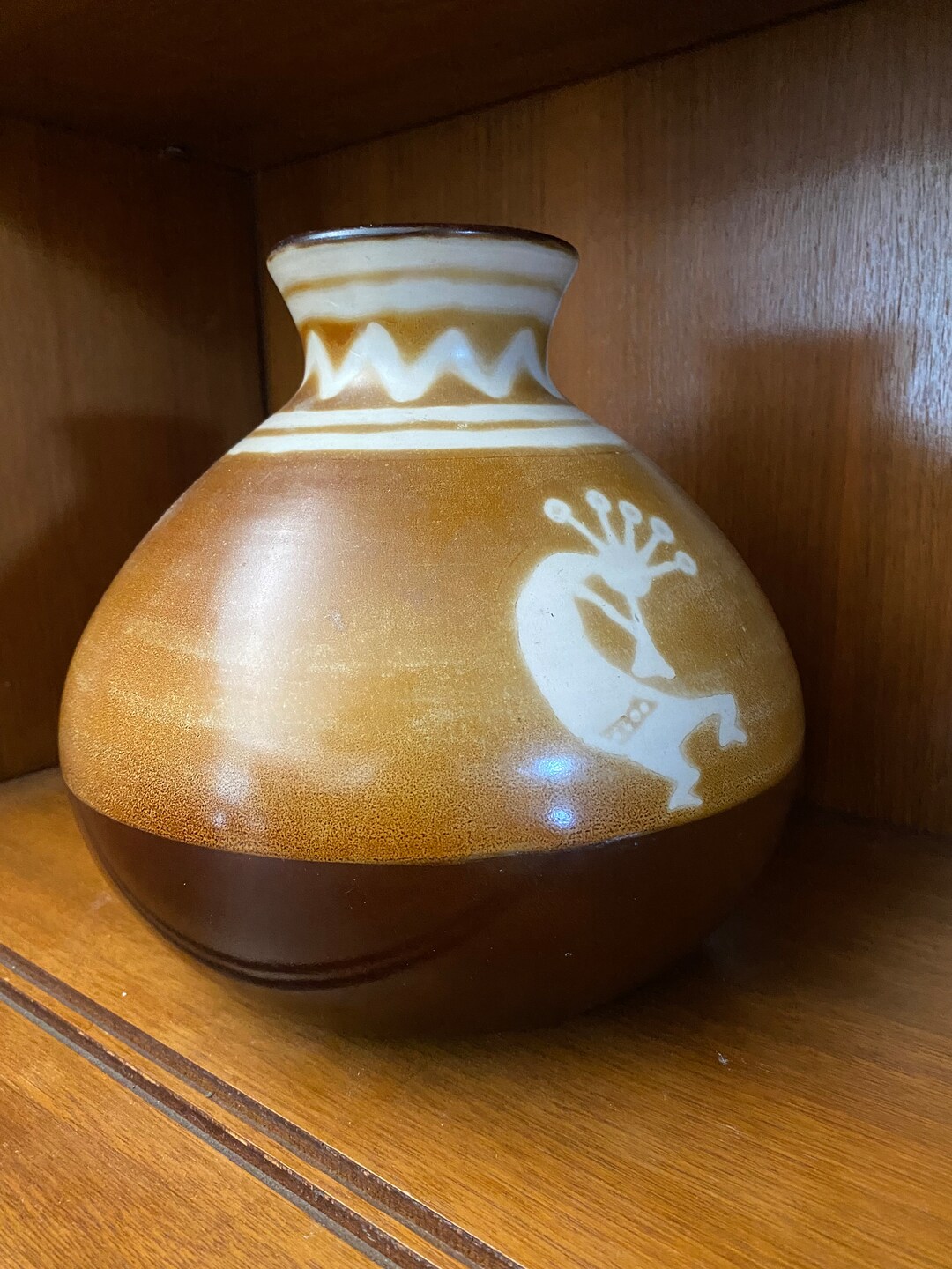 Jose Sosa Peruvian Chulucanas Kokopelli Vase Signed Original From 2003 ...