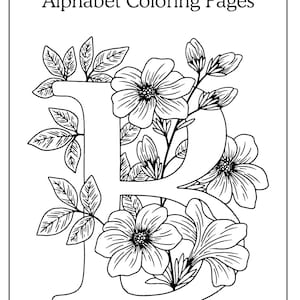 ABC Adventures: 26-page Alphabet Coloring Book - Etsy