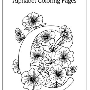 ABC Adventures: 26-page Alphabet Coloring Book - Etsy