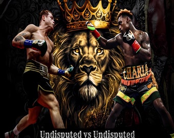 Canelo Alvarez Vs Jermell Charlo Fight Flyer, Edit on Cava and ...