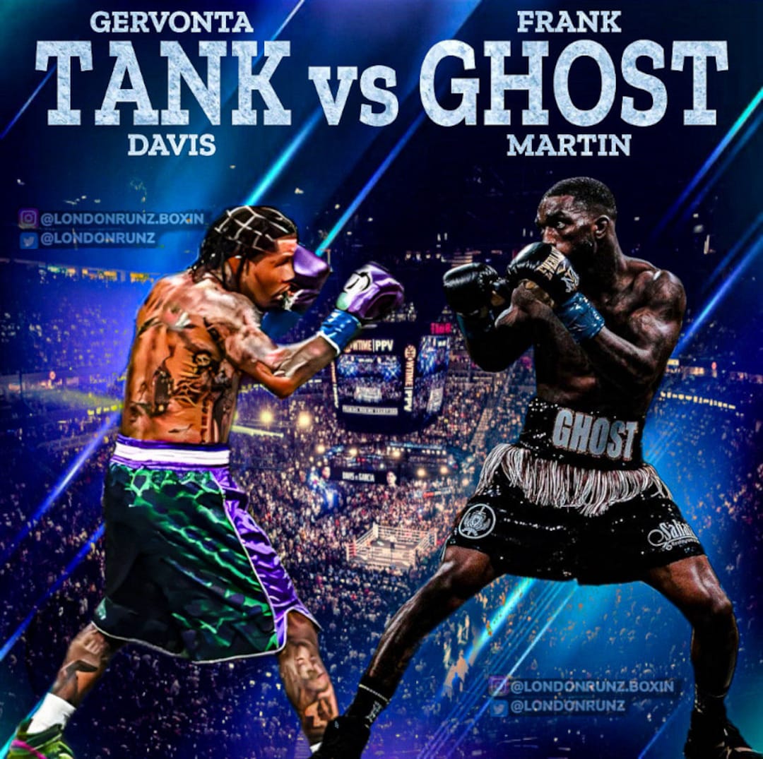 Gervonta Tank Davis Vs Frank Ghost Martin - Etsy