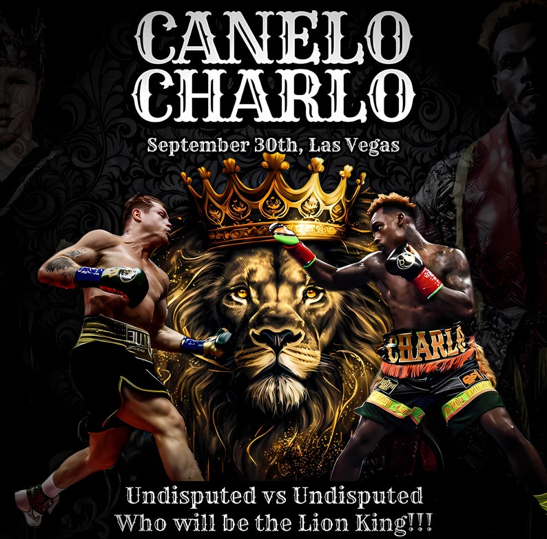 Canelo Alvarez Vs Jermell Charlo - Etsy