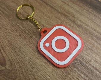 NFC Tag Keychain | Instagram Logo Original | 3D Printed - Etsy