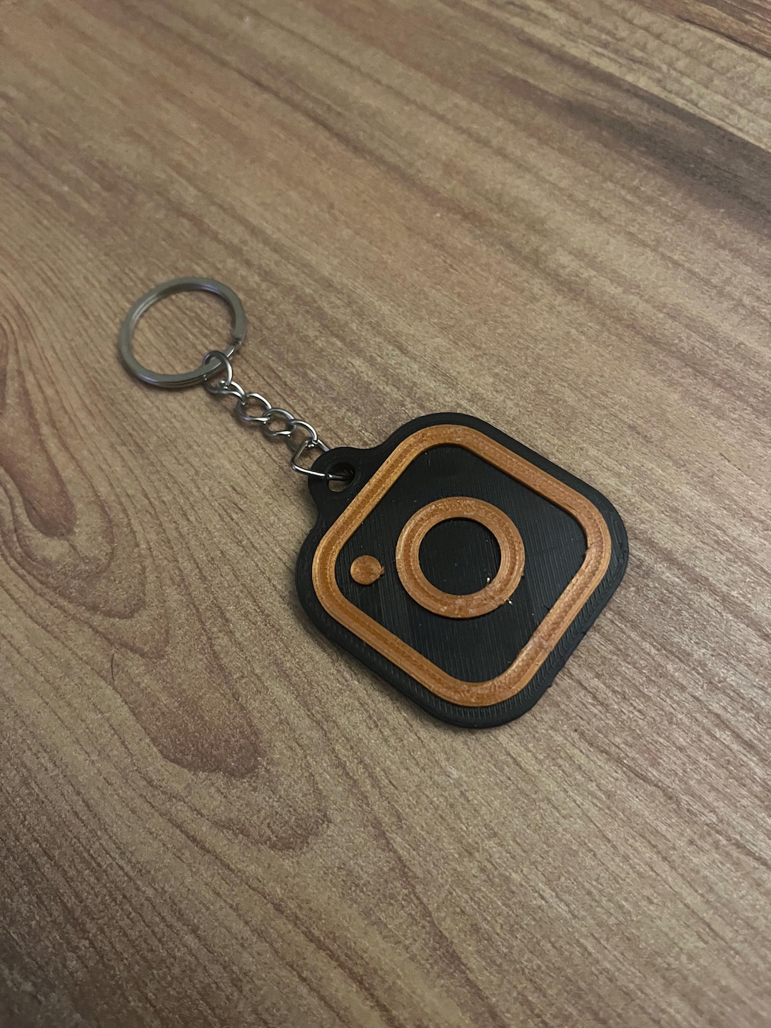 NFC Tag Keychain | Instagram Logo Black | 3D Printed - Etsy